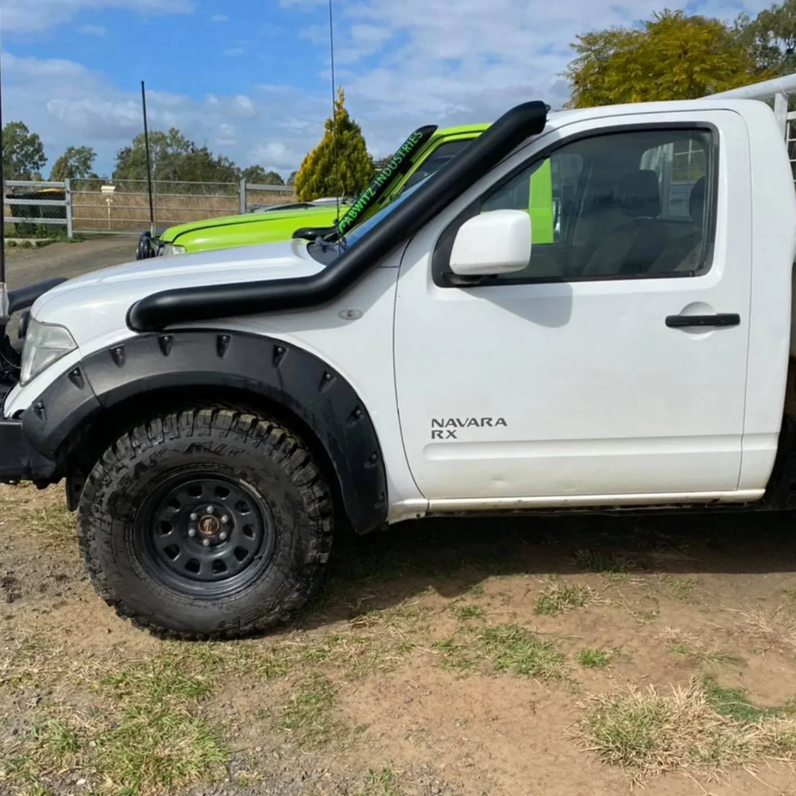 Nissan D40 Navara Long Entry 4" Snorkel With Seamless Weld | Sharp 4X4